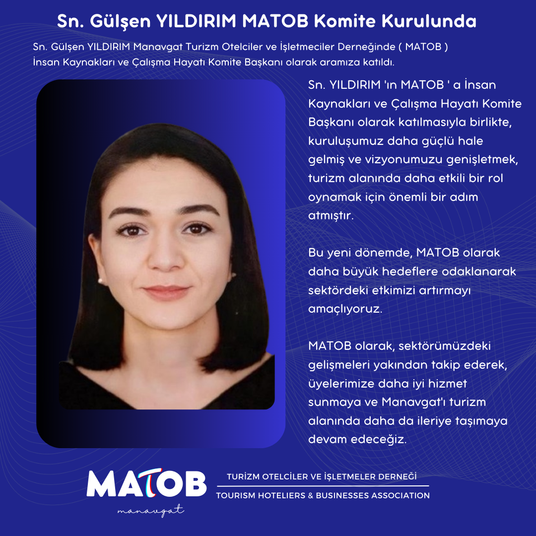 Manavgat Turizm Otelciler ve İşletmeciler Birliği | MATOB